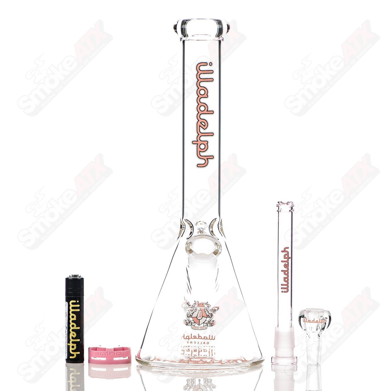 12" 5mm (Pink) Mini Beaker Illadelph