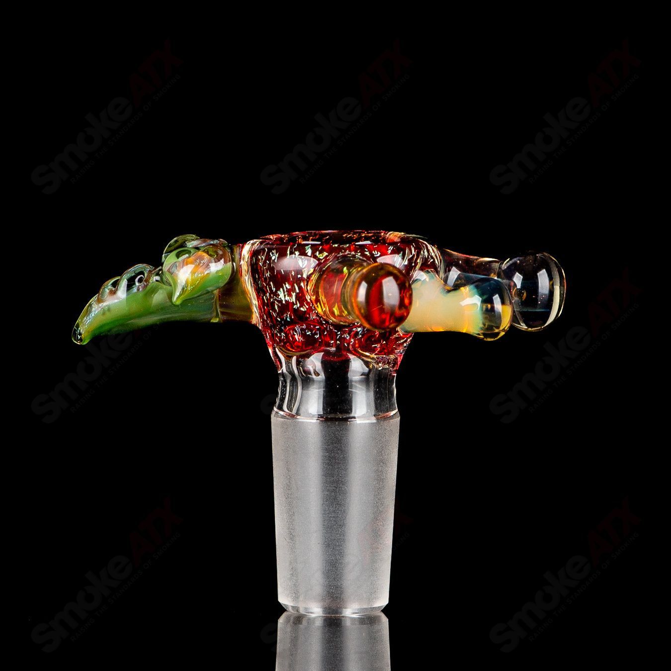 Red 14mm 3 Hole Slide Mr. Gray | Smoke ATX