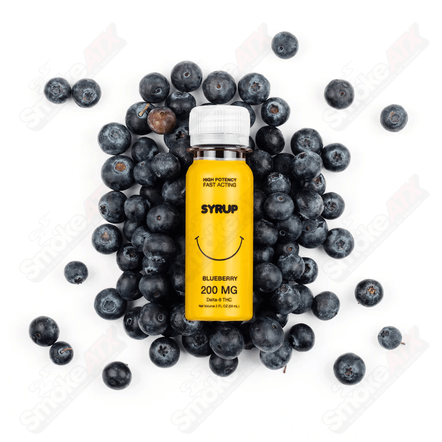 Blueberry Syrup 200mg D8 2fl oz Sweet Life by Qwin | Smoke ATX