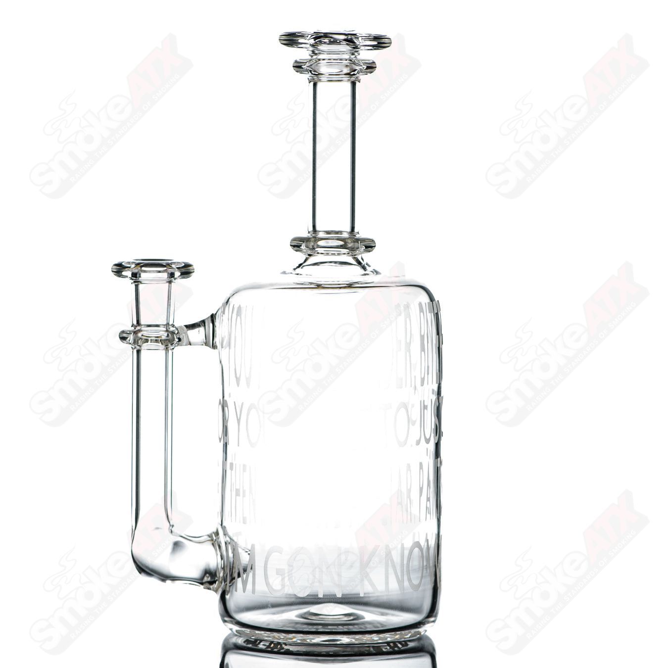 Etched Lyric Rig (Dead Prez/Hip-Hop) Kage Glass