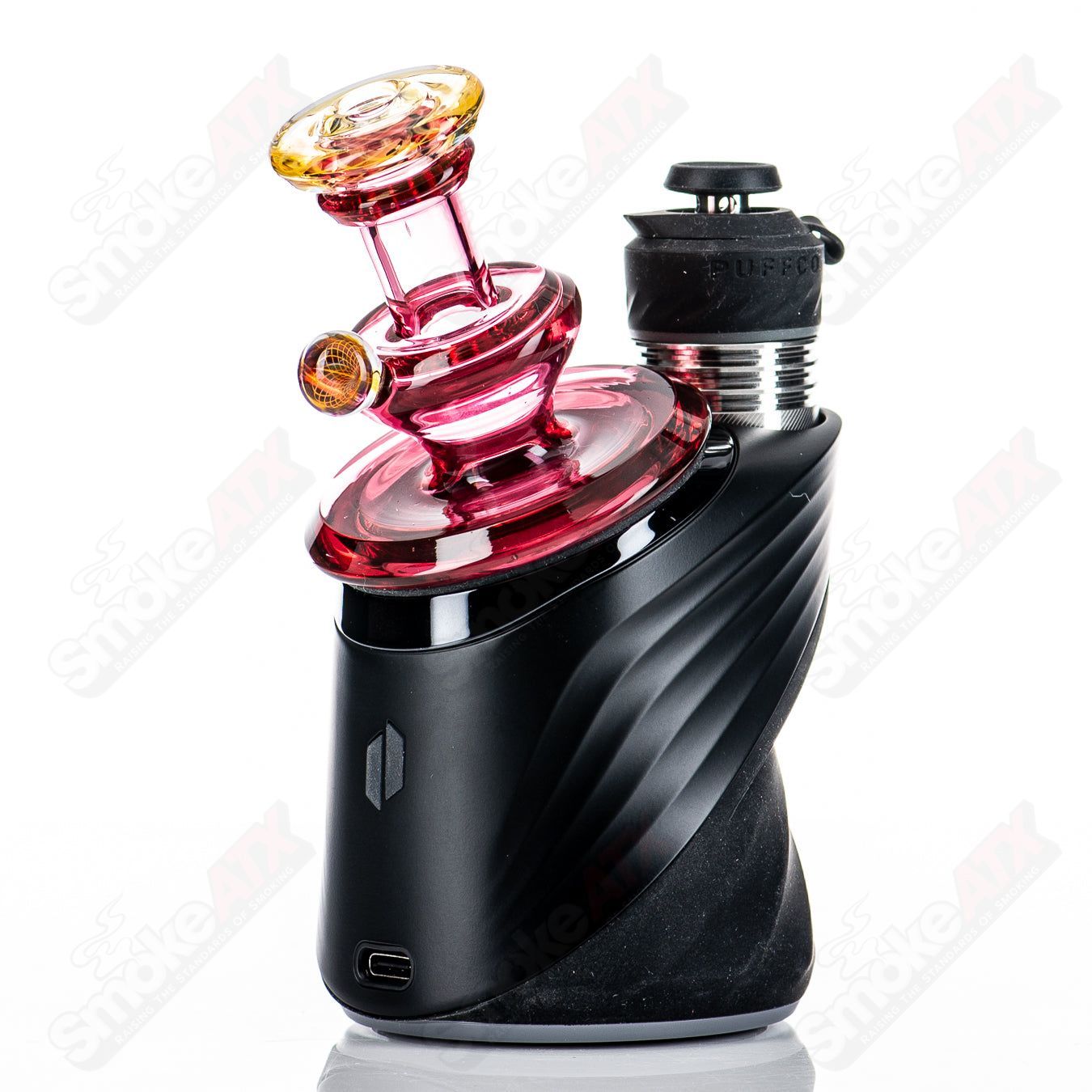 Gold Ruby Puffco Dry Top by Gatez Glass