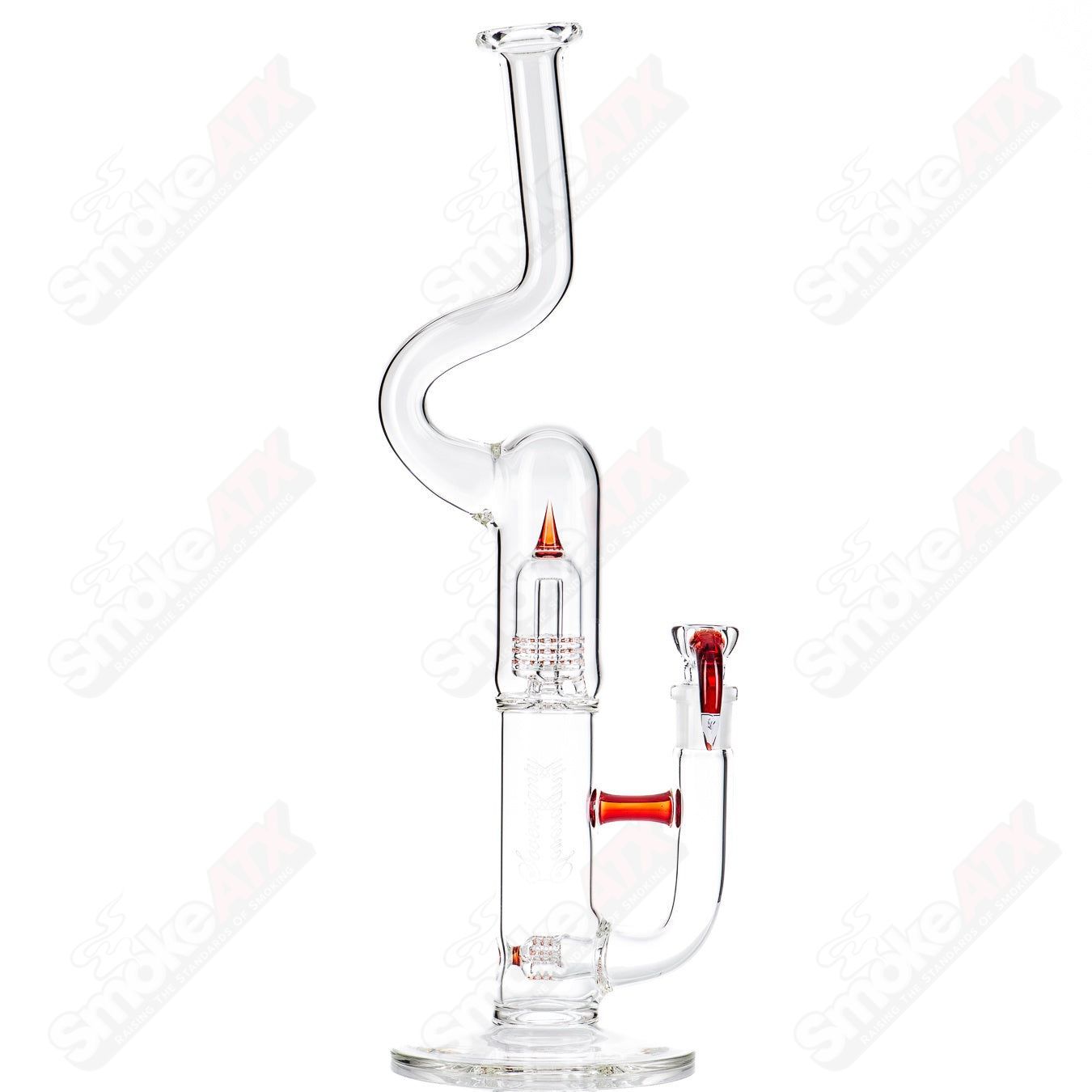 PA Light Red Elvis 3 Line to Mini Grid Dome Natty Neck by Sovereignty