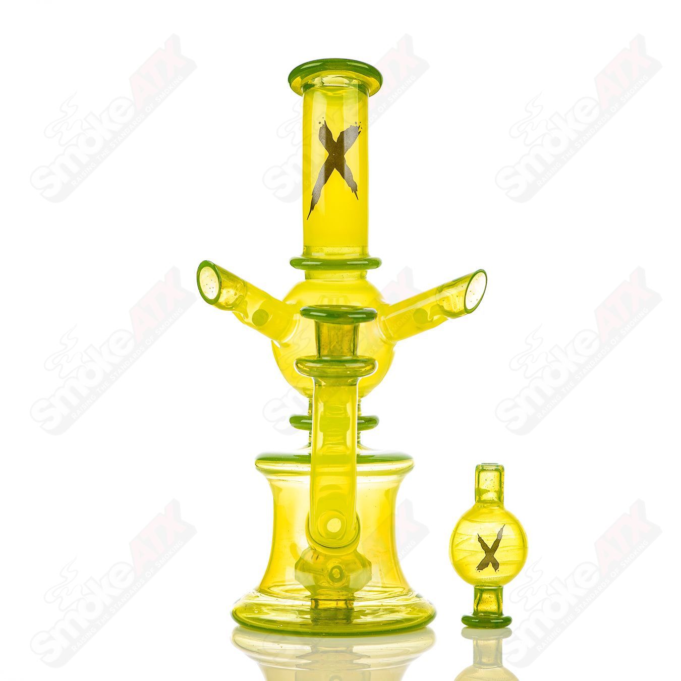 #1 Colored Xhalerator RAM Robert Mickelsen Glass
