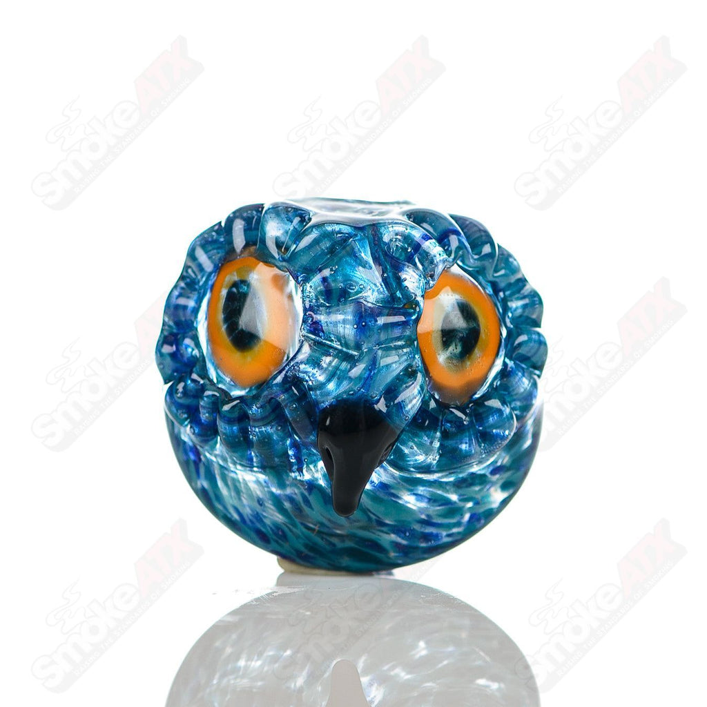 #10 Spotted Owl Carb Cap Four Winds Flameworks