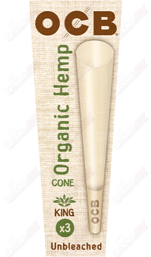 3pk King Organic Hemp Cones OCB